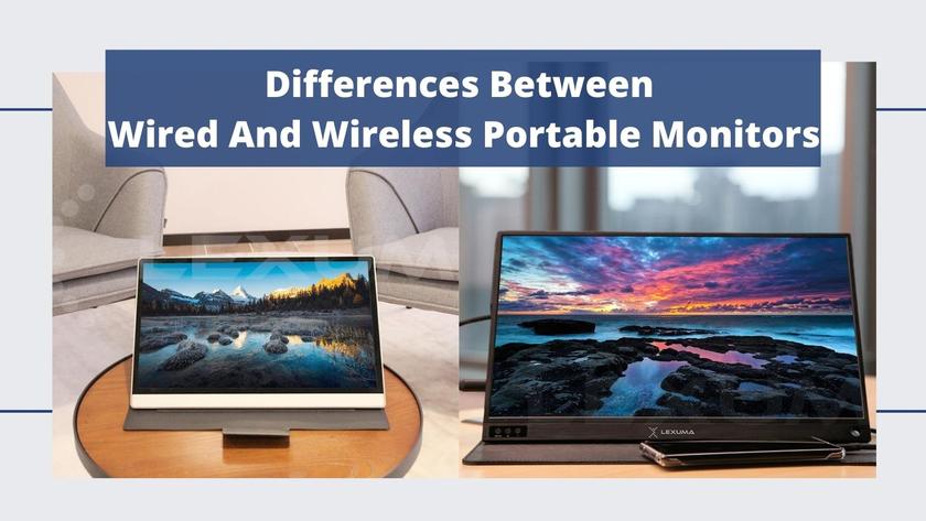 The difference between wireless and wired portable display – DimBuyShop