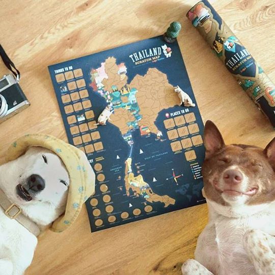 Thailand Scraping Map Thailand Scratch Map – DimBuyShop